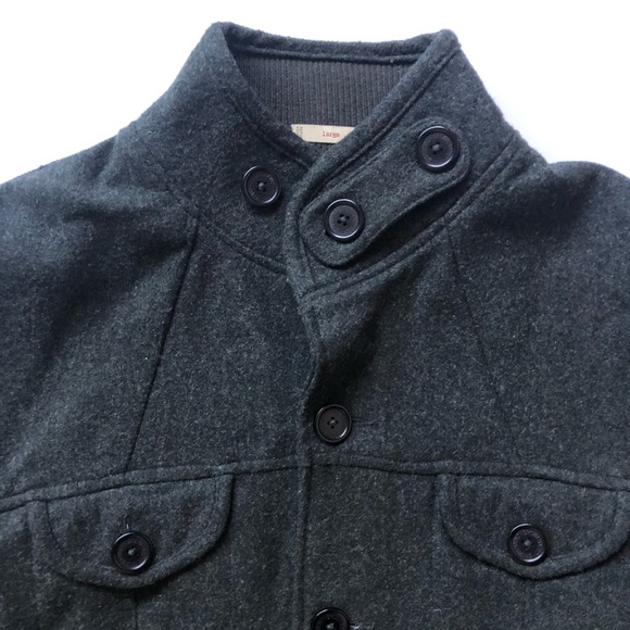 Brown Sound | Jackets & Coats | Brown Sound Wool Blended Pea Coat In ...